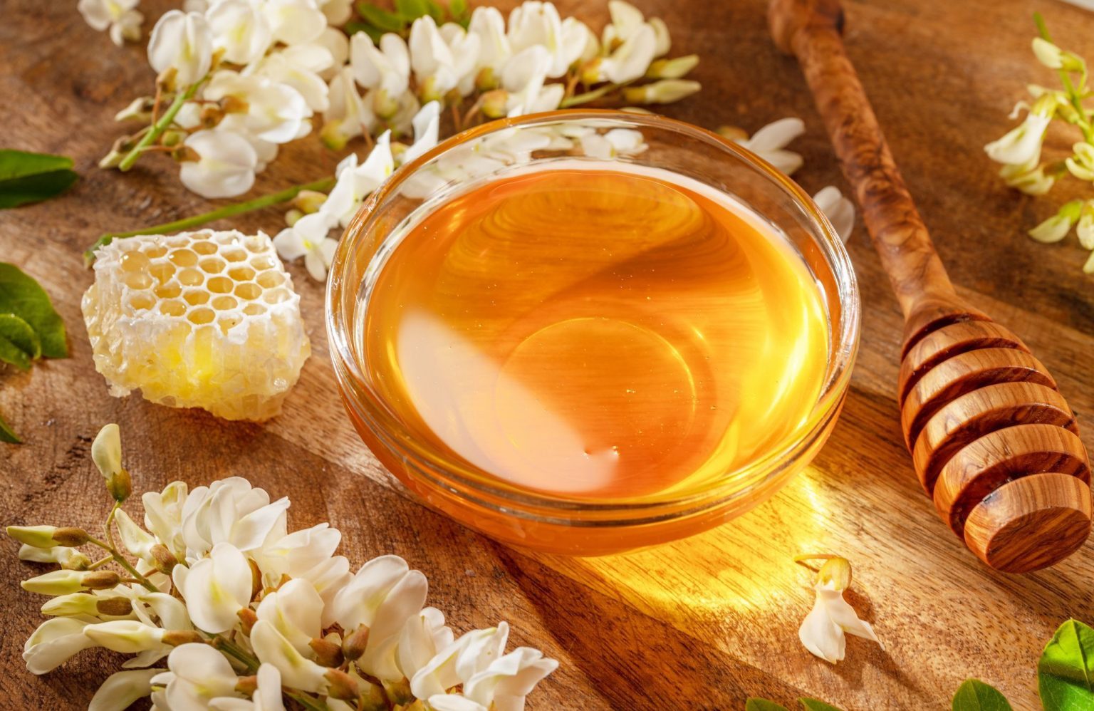 The benefits of honey: acacia honey to calm stress